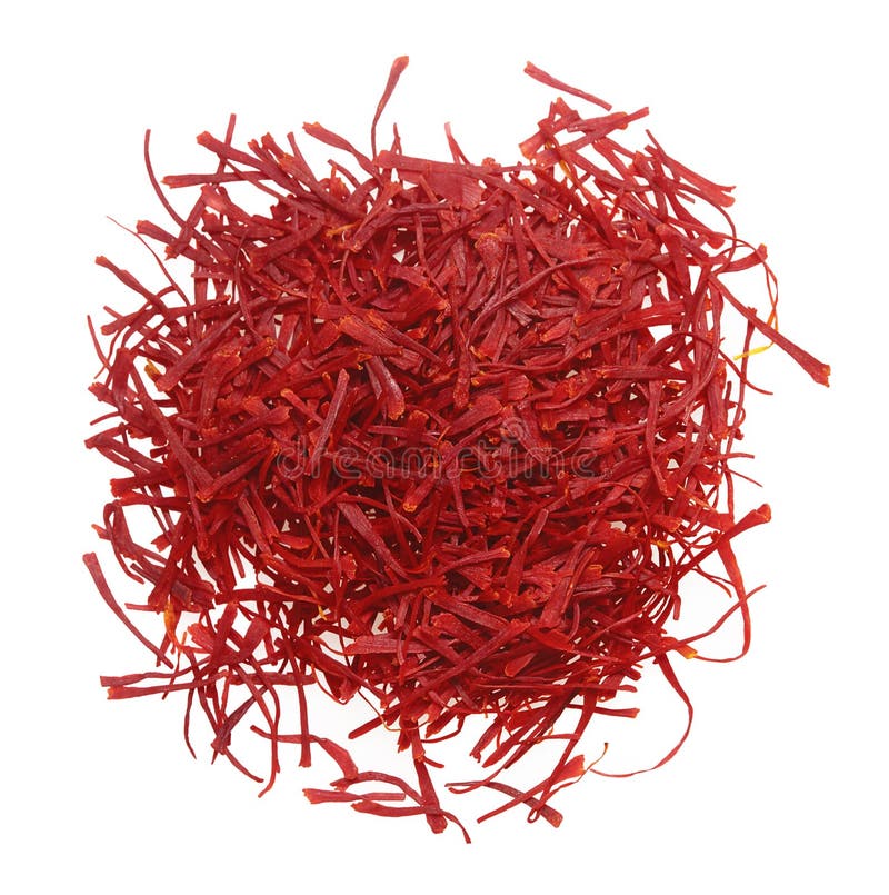 Dried saffron spice stock image. Image of safran, bloom - 109799099