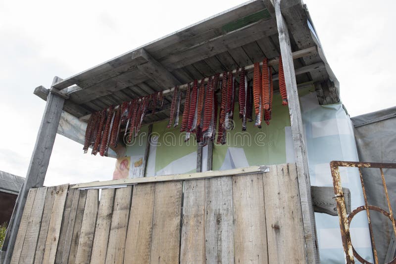 Dried salmon editorial image. Image of prepare, indigenous - 81688305