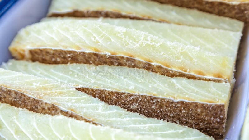 Dried salted cod stock photo. Image of food, fish, healthy - 131576834