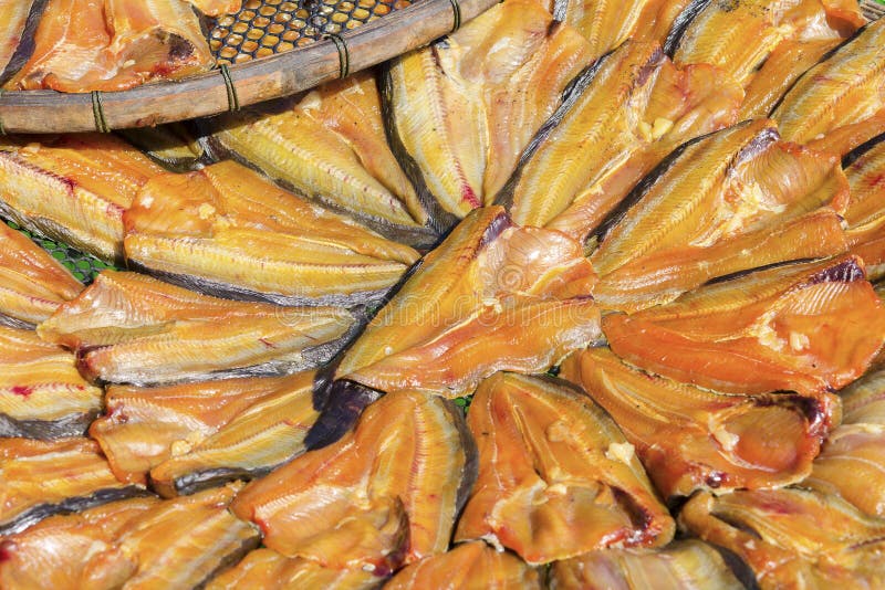 Dried salted fish stock image. Image of gourmet, refreshment - 70741863