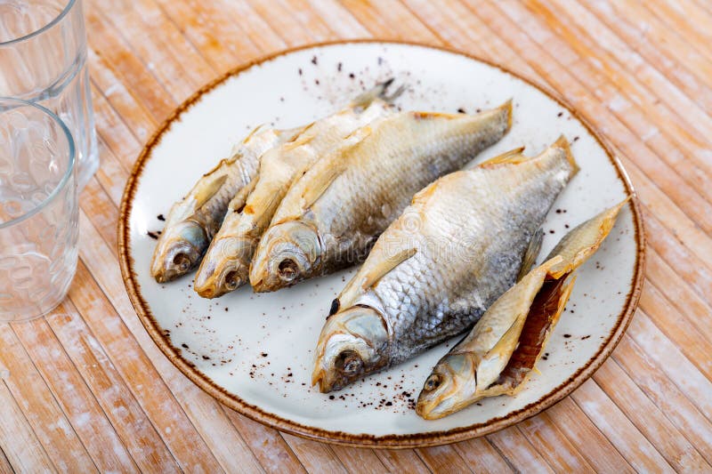 Dried salted roach stock photo. Image of head, seafood - 308096148