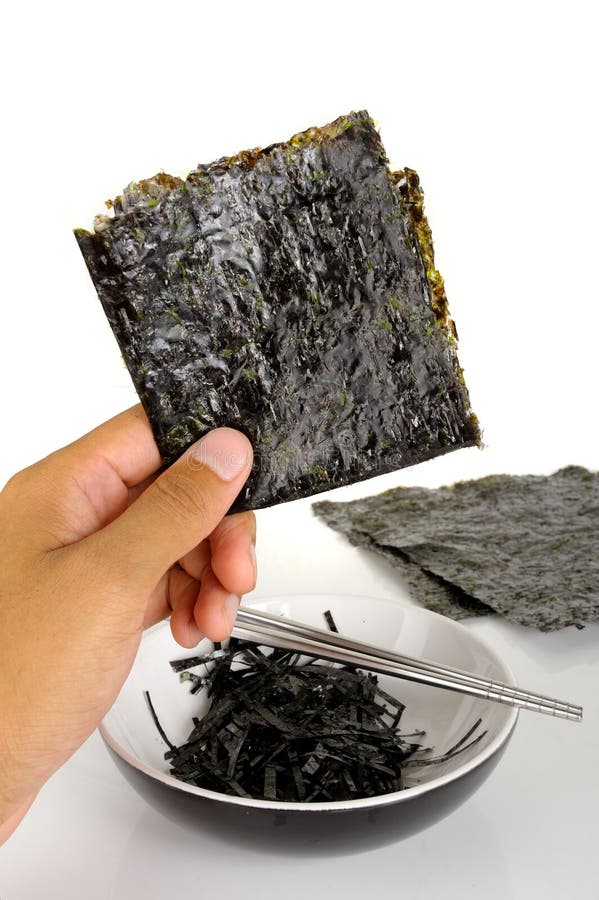 Dried seaweed stock image. Image of alga, japanese, health - 33239581