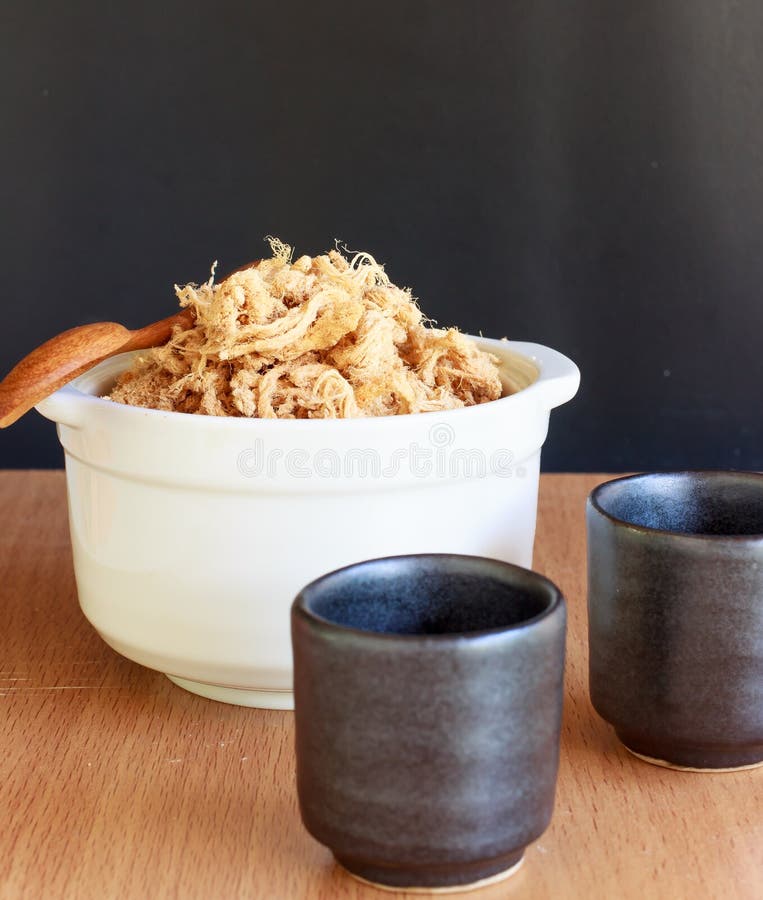 Dried shredded pork stock photo. Image of meal, pork - 40856054