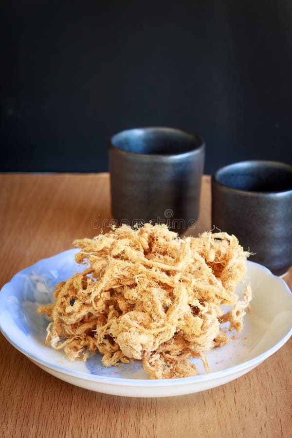 Dried shredded pork stock photo. Image of floss, delicious - 40856060