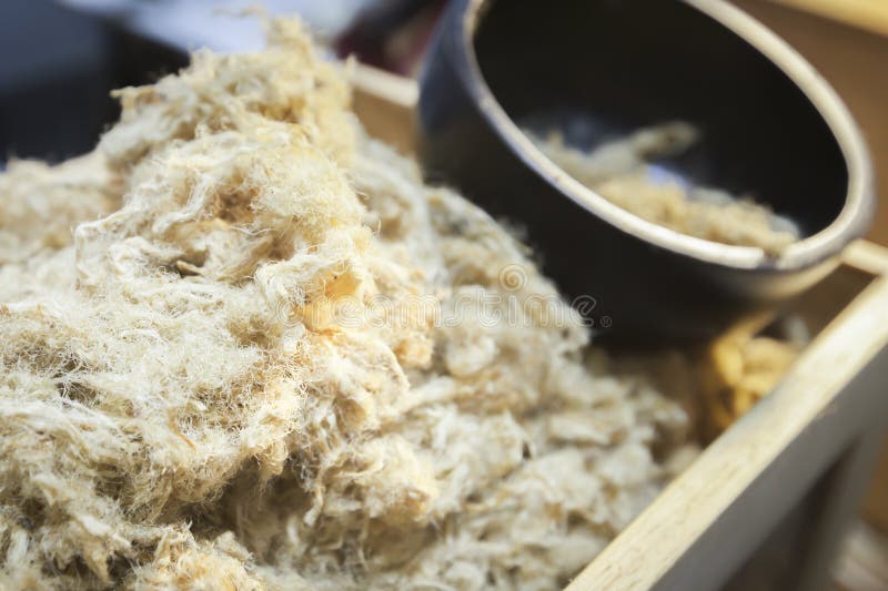 Dried Shredded Pork (pork Floss) Stock Photo - Image of white ...