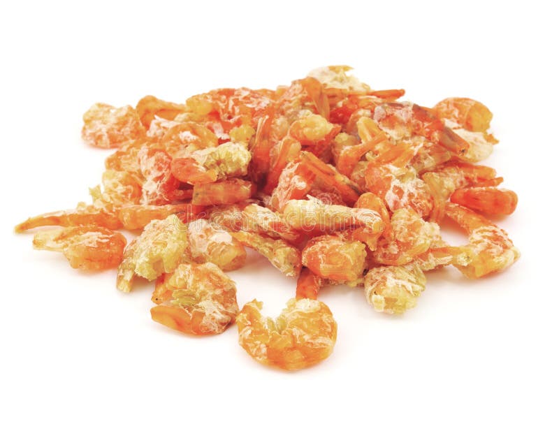 Dried shrimp stock photo. Image of diet, orange, root - 24229838
