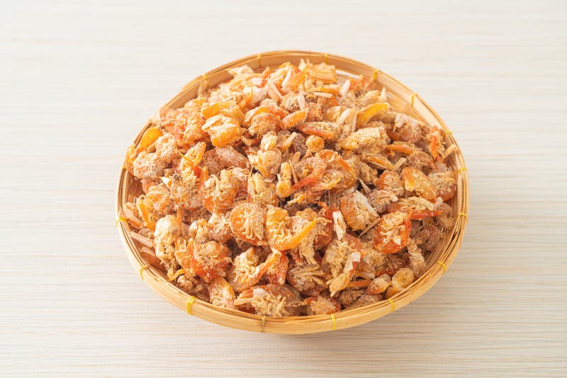 Dried Shrimps or Dried Salted Prawn Stock Image - Image of ethnic ...