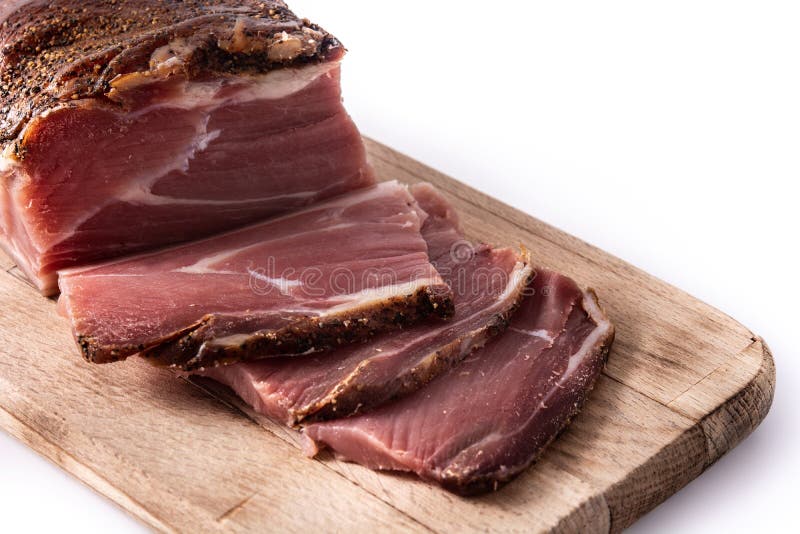 Dried and smoked meat stock image. Image of jarky, meat - 199798471