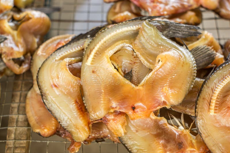 Dried Snakehead Fish Simple Food Menu Stock Photo - Image of ingredient ...