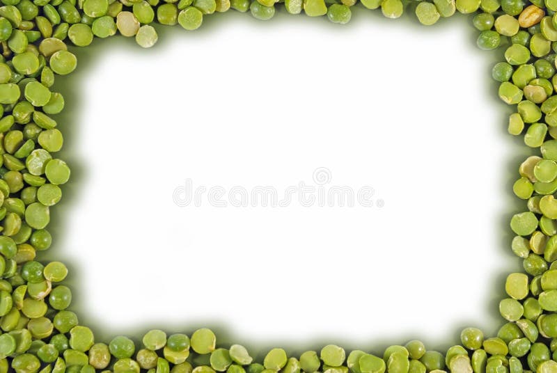Dried split pea border stock image. Image of nutritious - 4823555