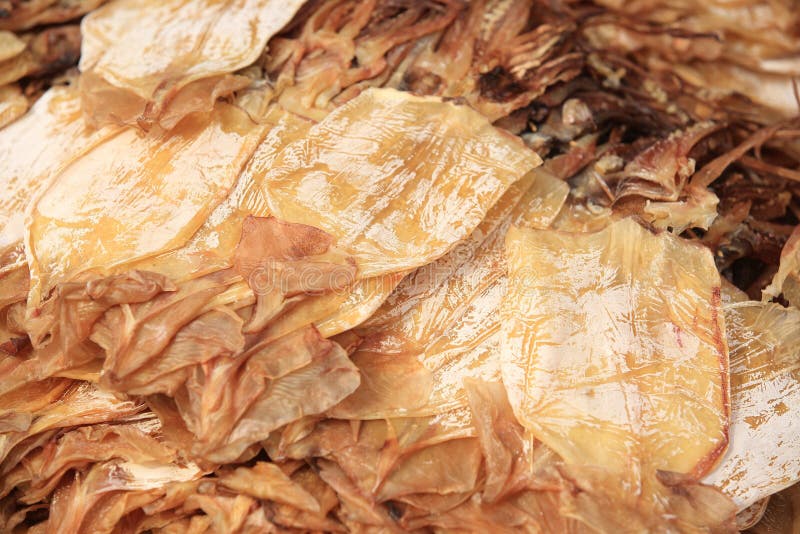 Dried squid stock photo. Image of heap, food, asian, delicious - 37252806