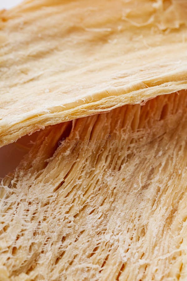 Dried Squid Meat on a White Acrylic Background Stock Photo - Image of ...