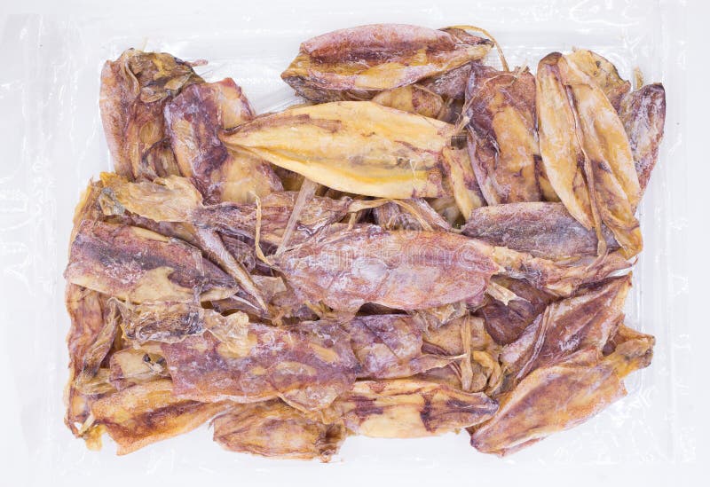 Dried squid stock image. Image of plastic, tentacle, protein - 73277089