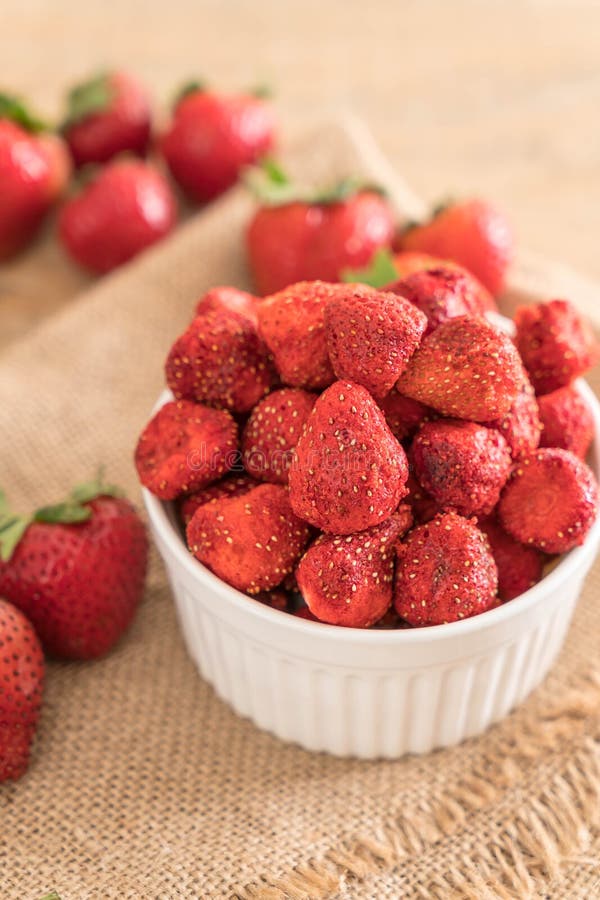 Dried strawberry snack stock photo. Image of white, strawberry - 103290620