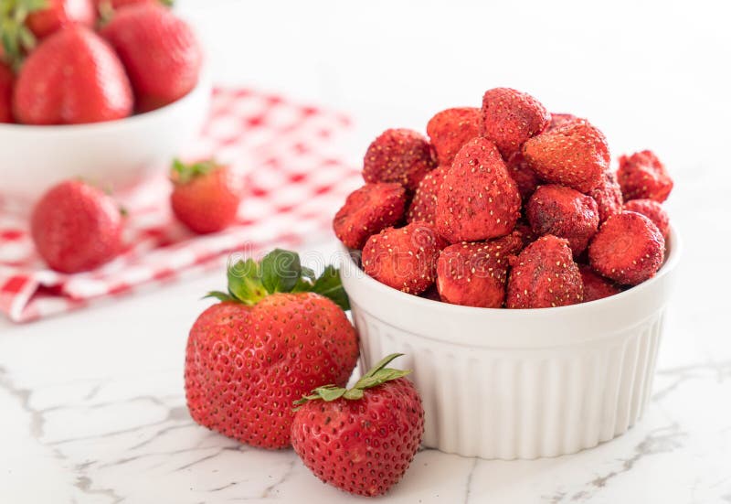 Dried strawberry snack stock image. Image of healthy - 104295599