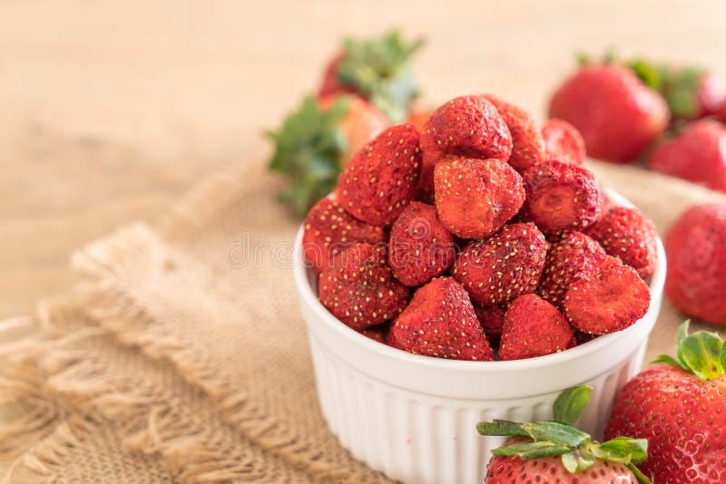 Dried strawberry snack stock photo. Image of food, ripe - 115695818