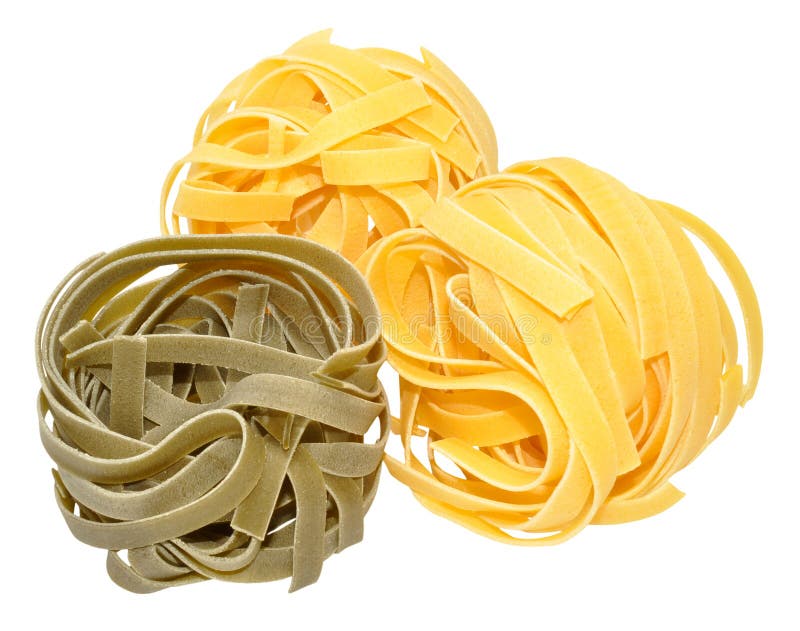 Dried Tagliatelle pasta stock photo. Image of eating - 20433900