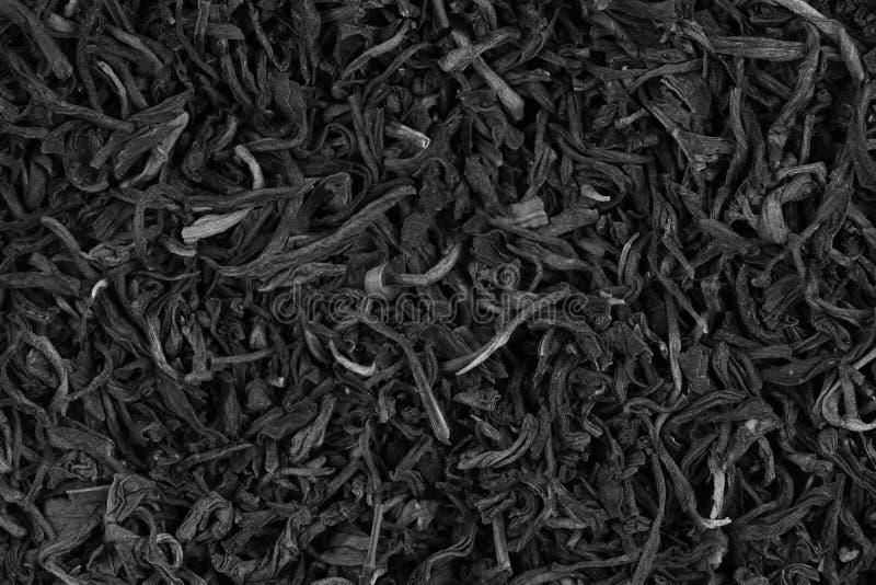 Dried Tea Leaves Background Texture. Close-up Stock Image - Image of ...