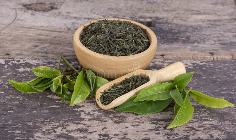 Dried Tea Leaves Isolated on White Background Stock Photo - Image of ...