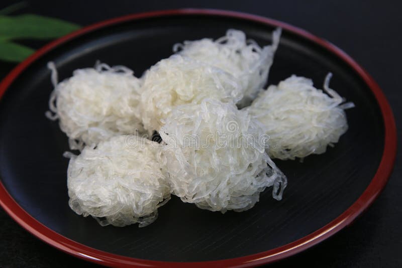 Dried thread konjac stock photo. Image of lunch, konjak - 69776756