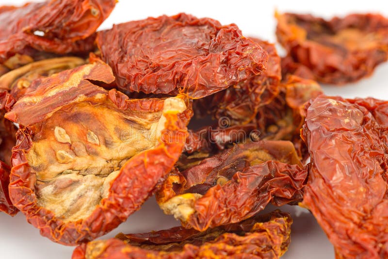 Dried tomatoes stock image. Image of white, aroma, isolated - 36549639