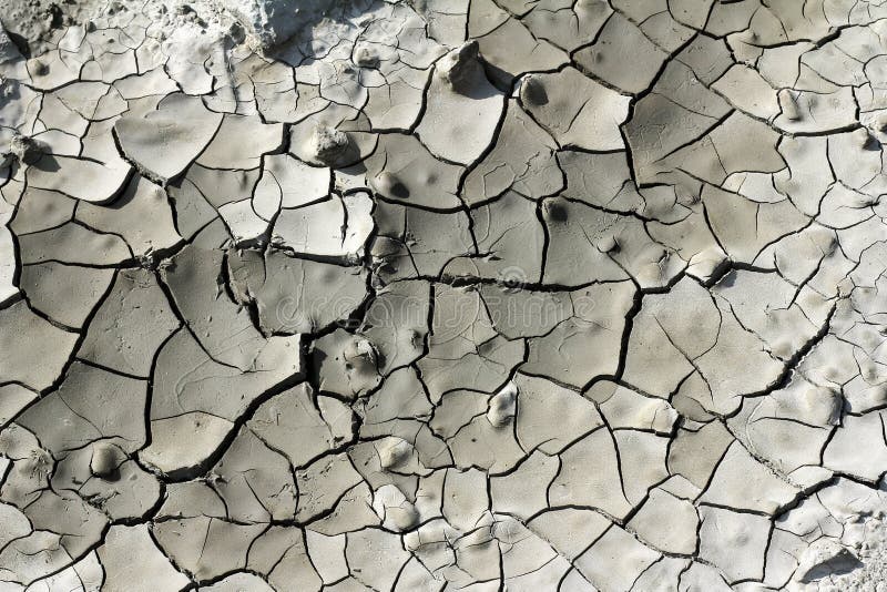 A Dried Up Cracked Bottom on a Lake Stock Photo - Image of catastrophe ...