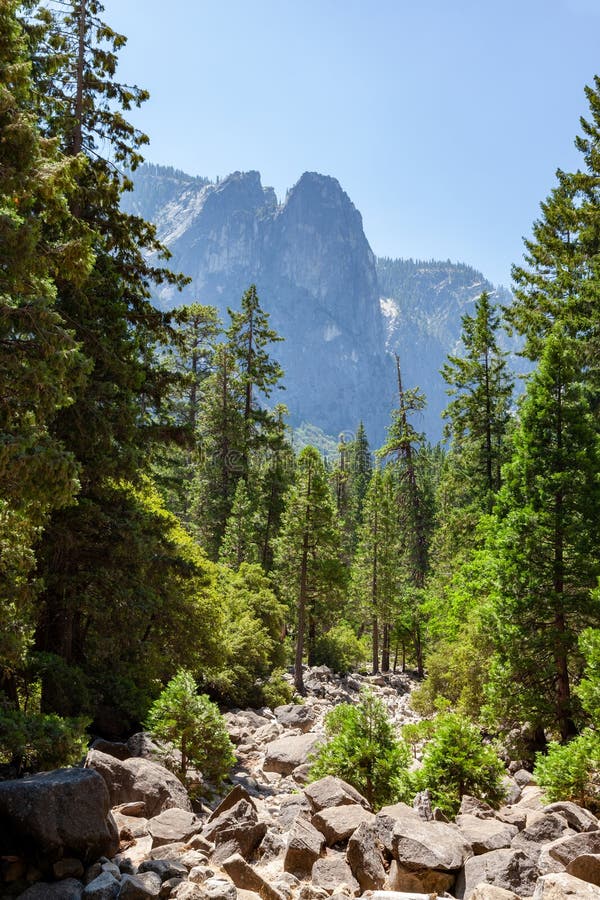 Dried Up River Bed in Yosemite National Park Stock Image - Image of ...