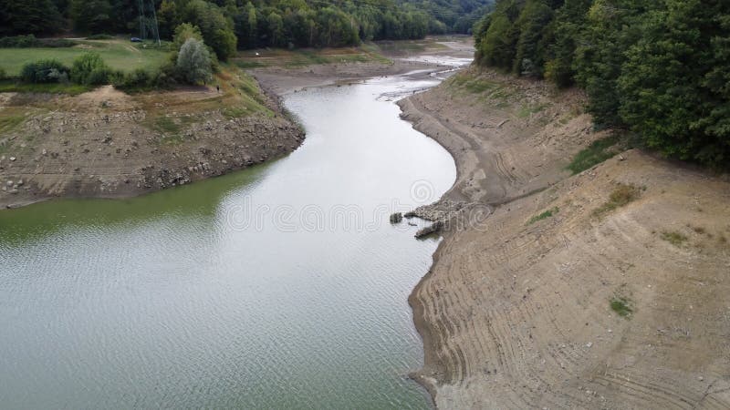 Dried Up River in the Forest Stock Photo - Image of walkway, geology ...