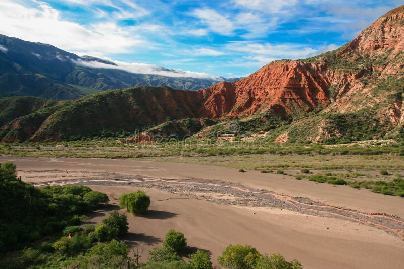 Dried up river stock image. Image of landform, river - 37362355
