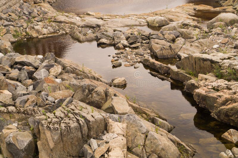Dried Up Channel of River - Niva Stock Image - Image of water, blue ...