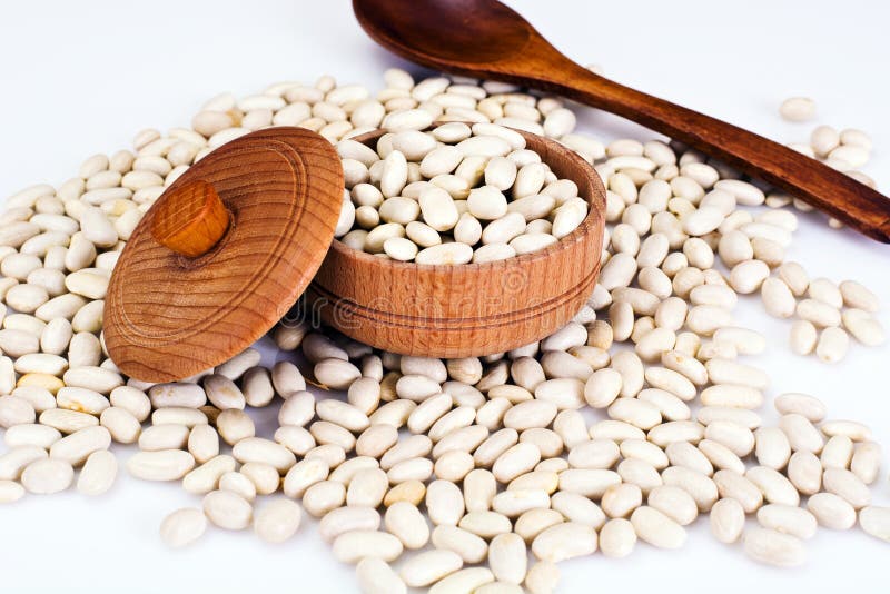 Dried White Beans stock image. Image of vegetable, grain - 80869083