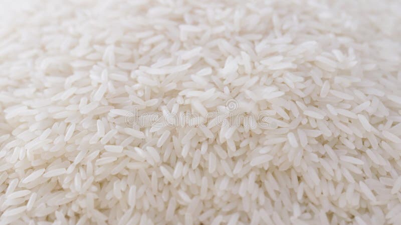 Dried White Rice Close Up stock footage. Video of closeup - 249030130