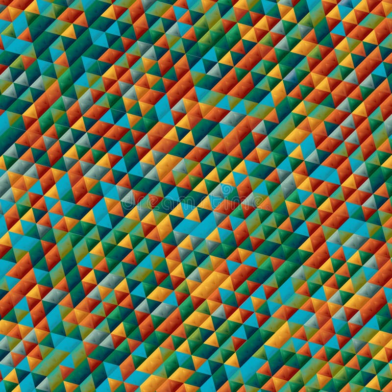 Driehoeken in Driehoeken vector illustratie. Illustration of behang ...