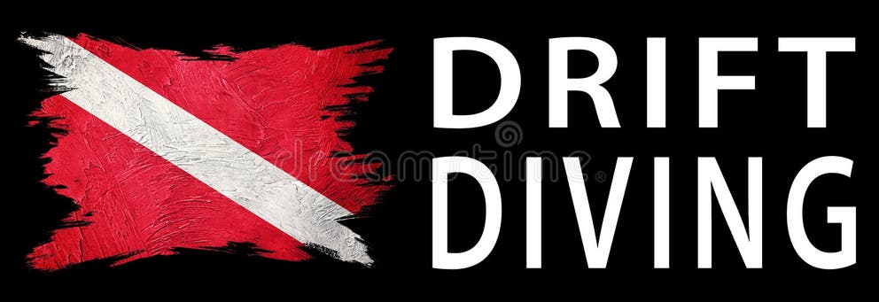 Drift Diving, Diver Down Flag, Scuba Flag Stock Illustration ...