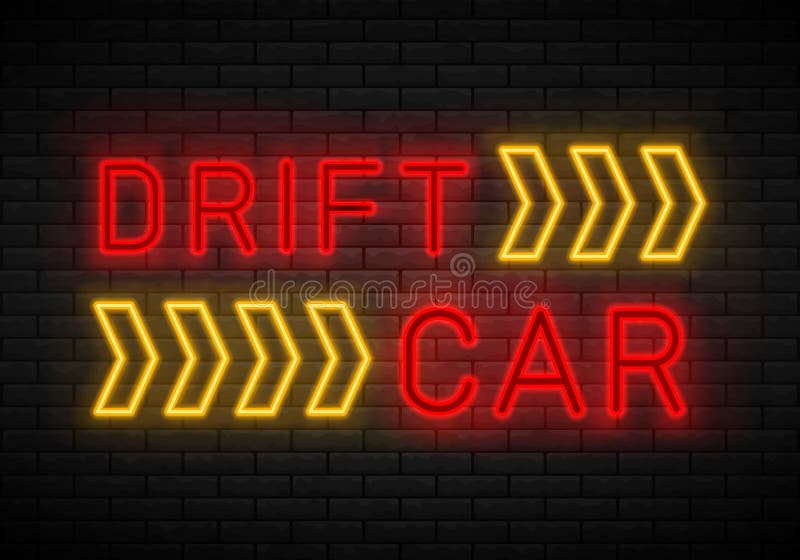 Drift Show Racing. stock vector. Illustration of performance - 124620060