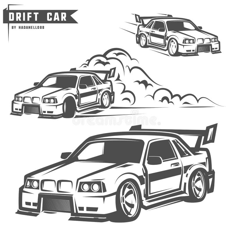 Drift Sport Team Print for T-shirt,emblems and Logo. Stock Vector ...