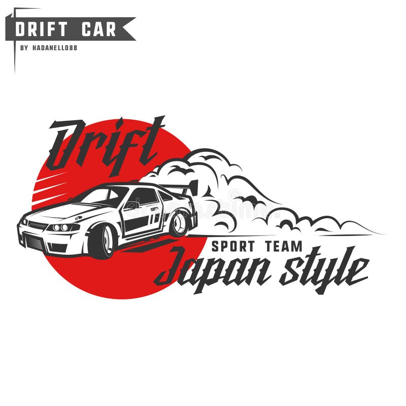 Drift Sport Team Print for T-shirt,emblems and Logo. Stock Vector ...