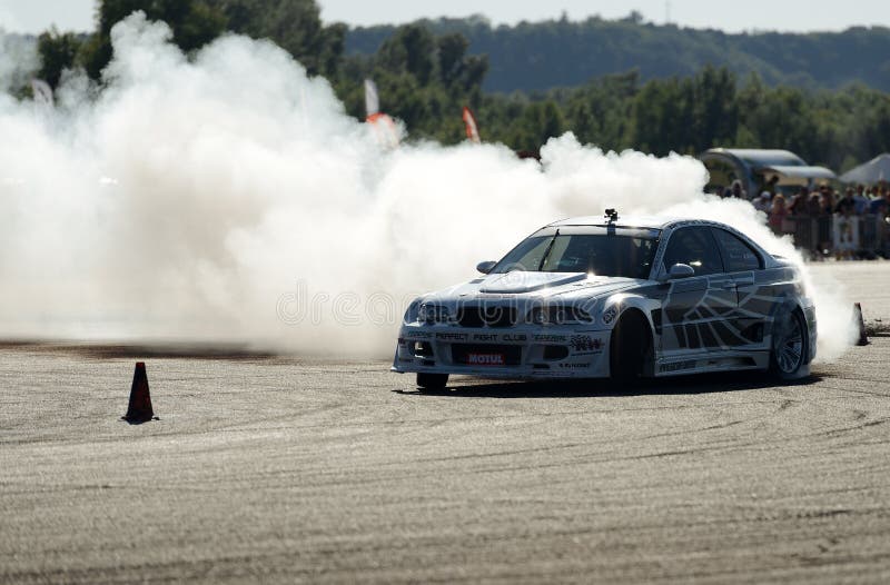 Drifting car editorial image. Image of extreme, champion - 49558335