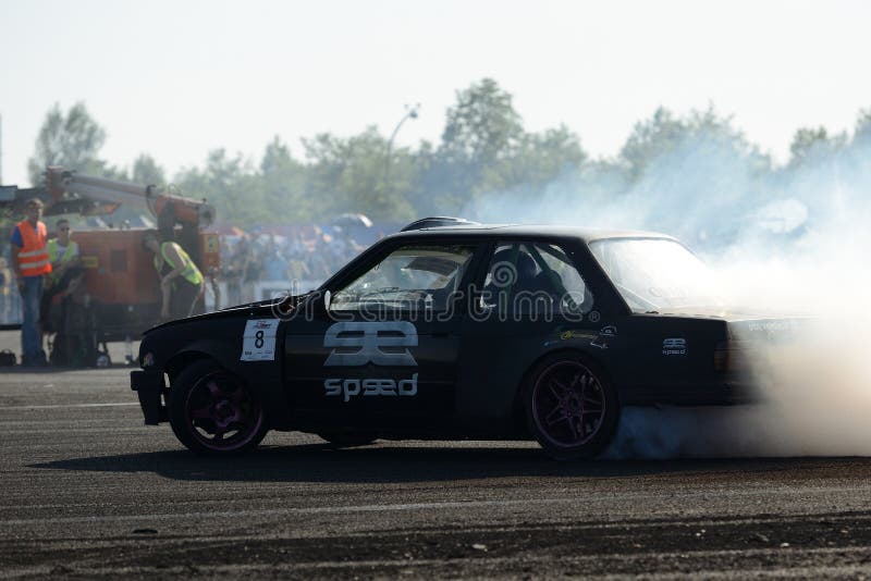 Drifting car editorial photography. Image of automotive - 49558367