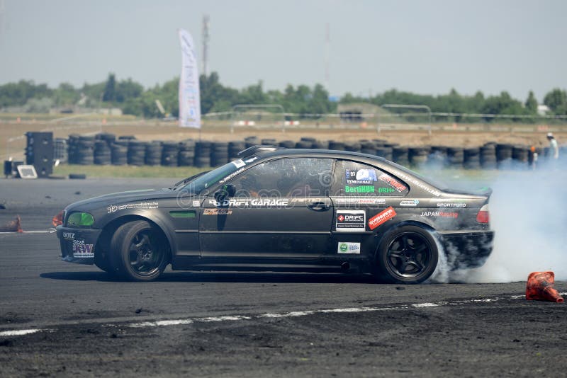 Drifting car editorial photo. Image of motor, machine - 49558416