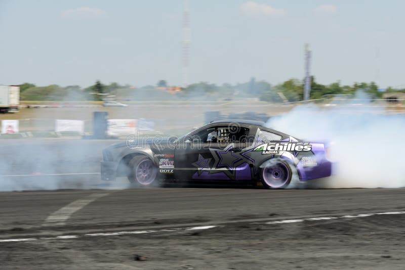 Drifting car editorial stock photo. Image of competition - 49558428