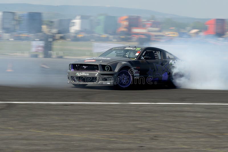 Drifting car editorial stock image. Image of high, automobile - 49558484