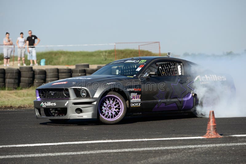 Drifting car editorial stock image. Image of high, competition - 49558514