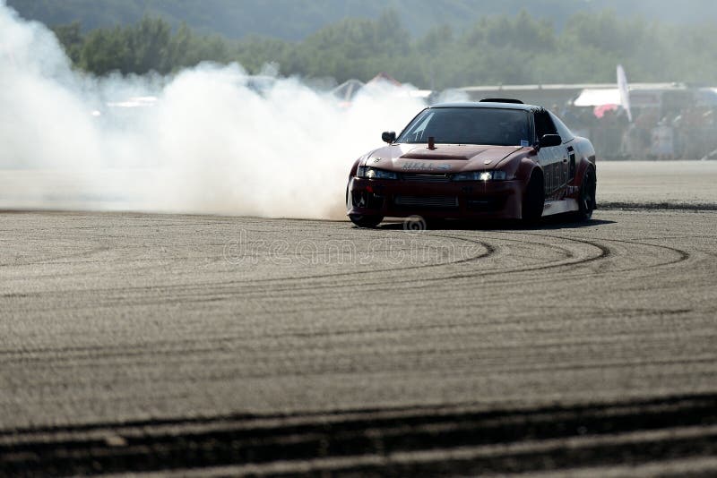 Drifting car editorial image. Image of extreme, champion - 49558335
