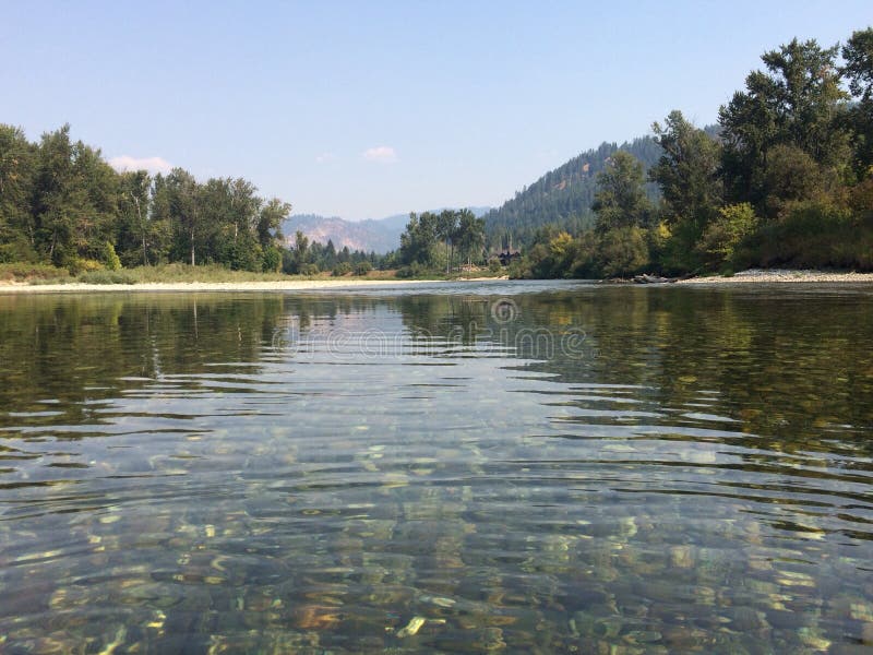 Drifting downstream stock photo. Image of lake, calm - 108870586
