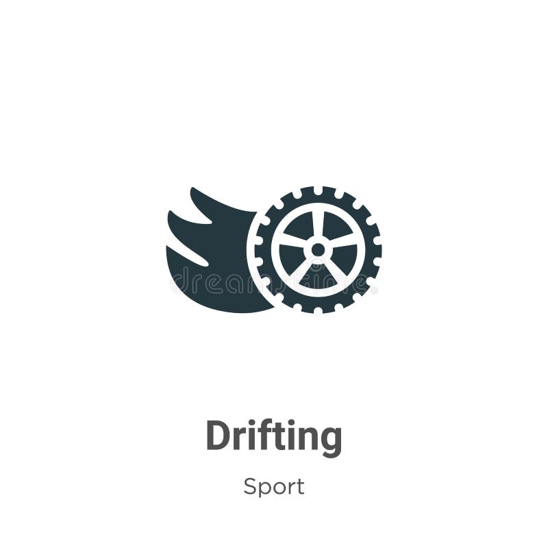 Drift Car Icon in Filled, Thin Line, Outline and Stroke Style. Vector ...