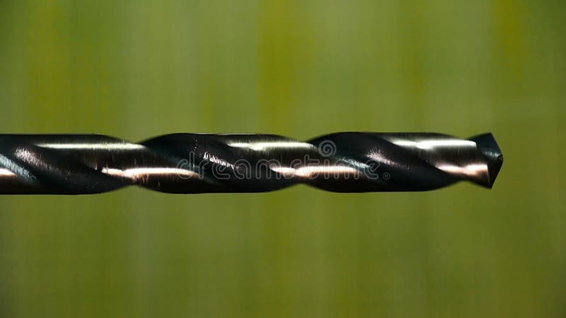 Drill Bit Drilling Close-up Stock Footage - Video of rotated, sharpened ...