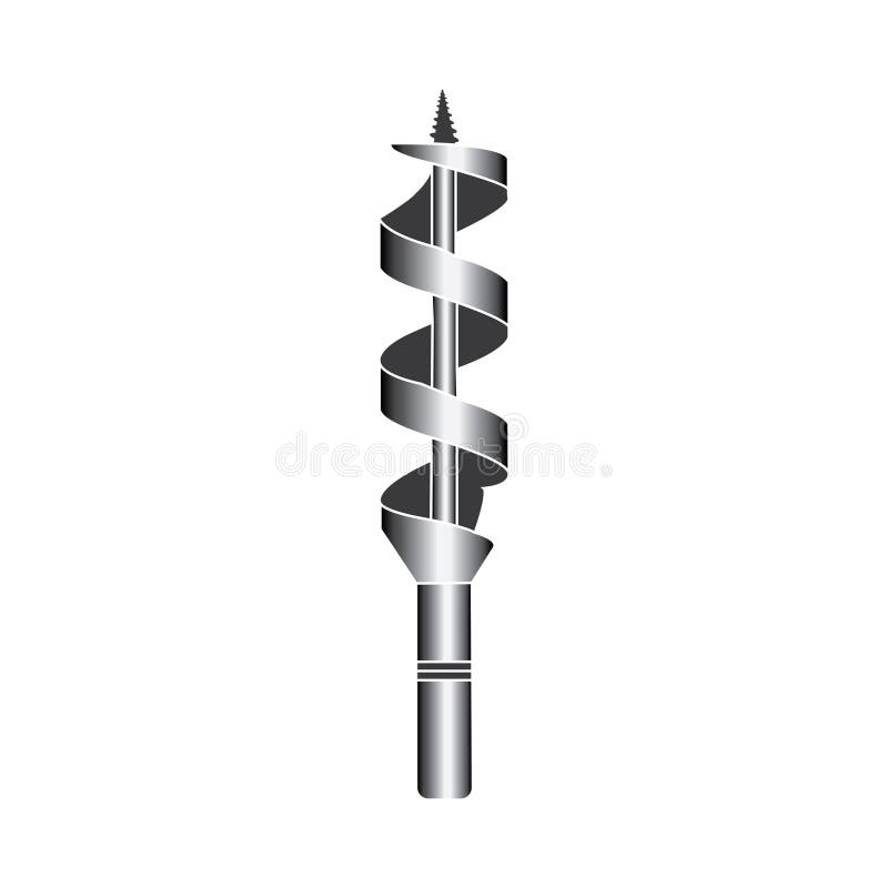 Drill bit icon stock vector. Illustration of vector - 306381901