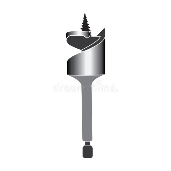 Drill bit icon stock vector. Illustration of icon, maintenance - 306381908