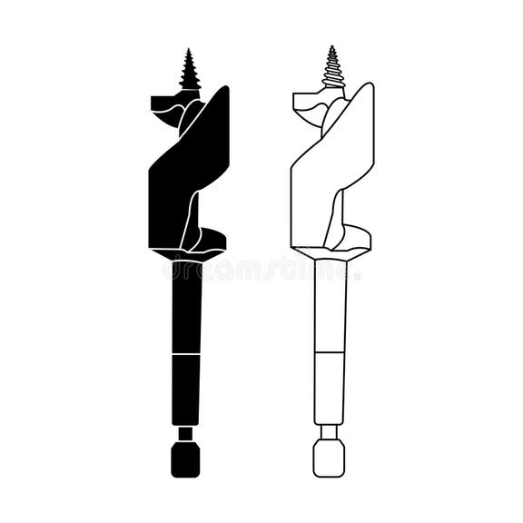 Drill bit icon stock vector. Illustration of device - 306381912